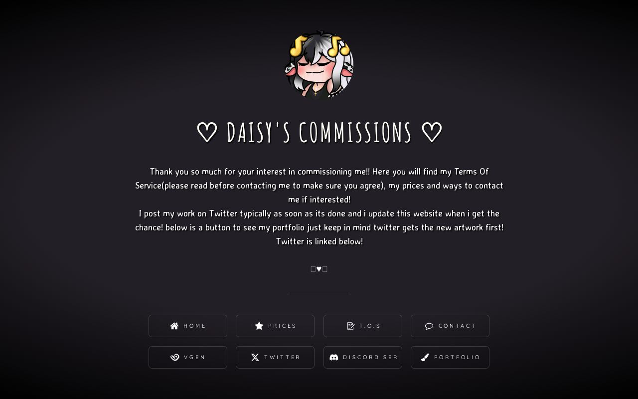 Daisy's Commission Info